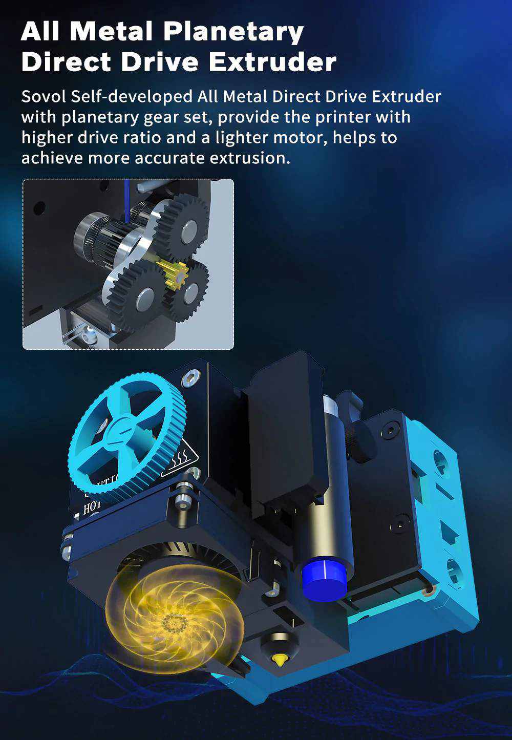 SV06 Original All Metal Planetary Direct Drive Extruder